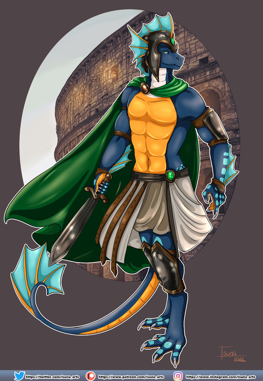 .: Gladiator :. - Dress-Up YCH by Isuna