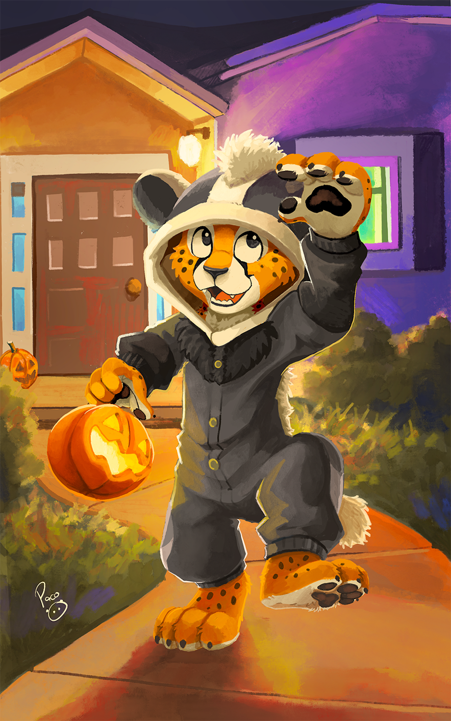 Halloween Honey Badger by pandapaco