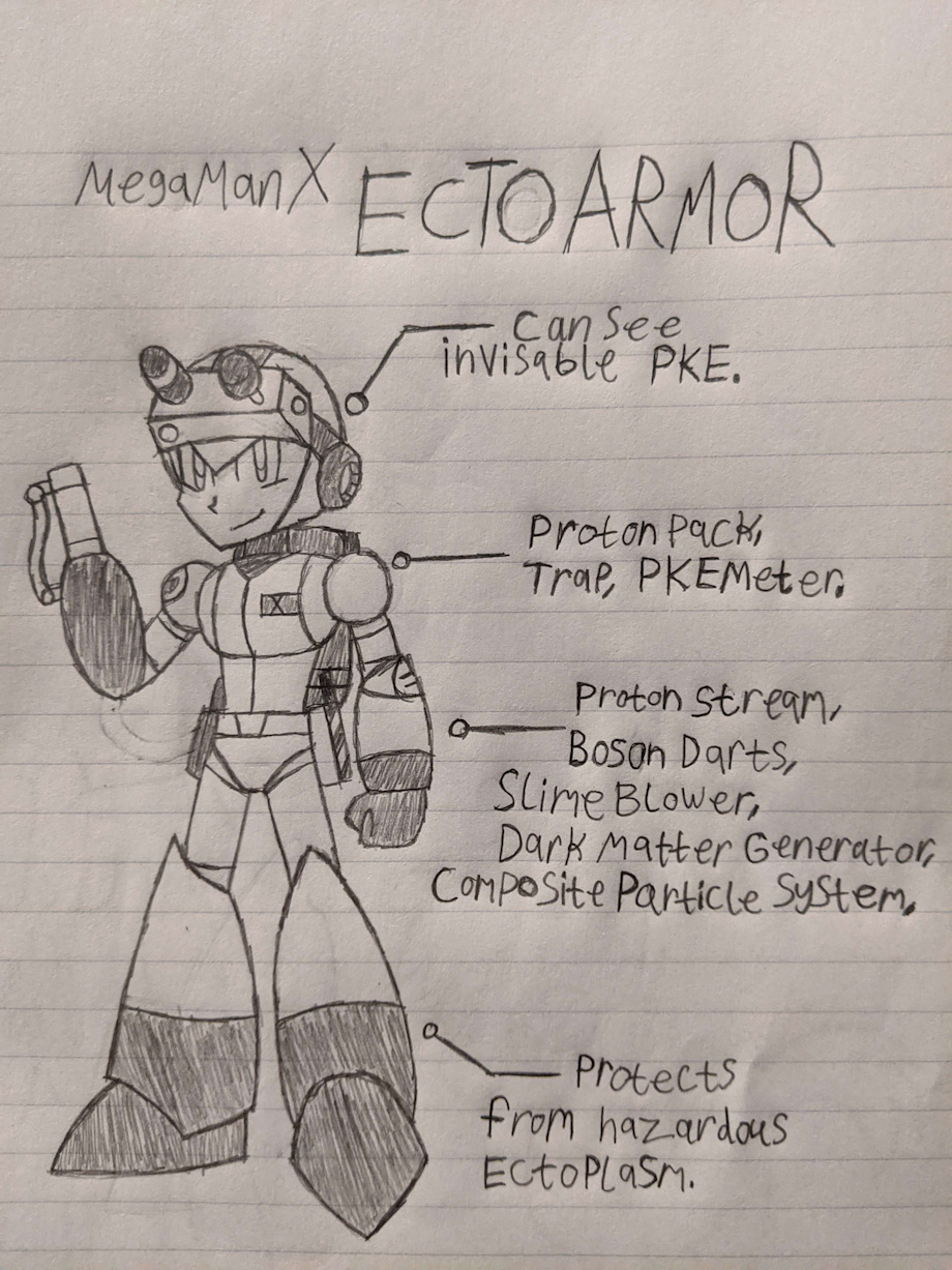 MMX: Ecto Armor by SomeCat01
