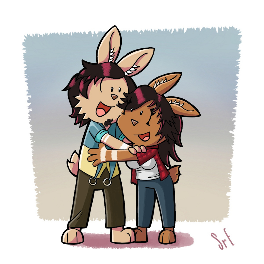 Jay & Janice in a different style by JayBunny