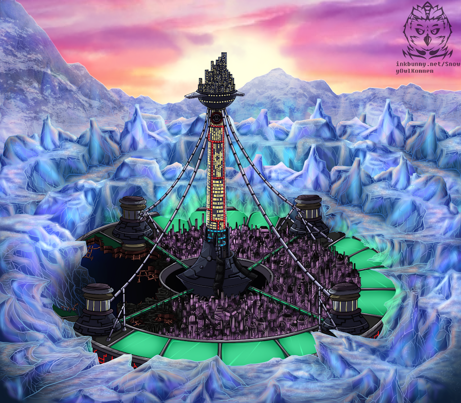 Frostbitten Settlement by SnowyOwlKonnen