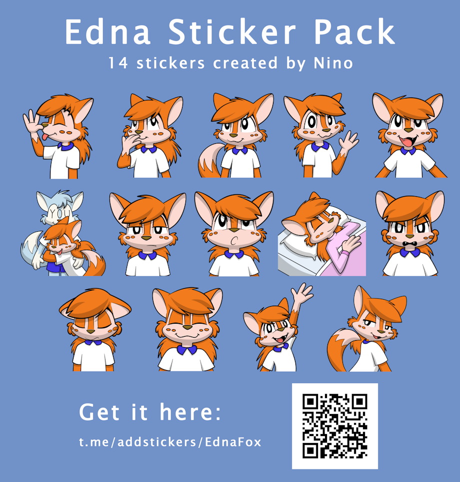 Edna Sticker Pack by NinoM4ster