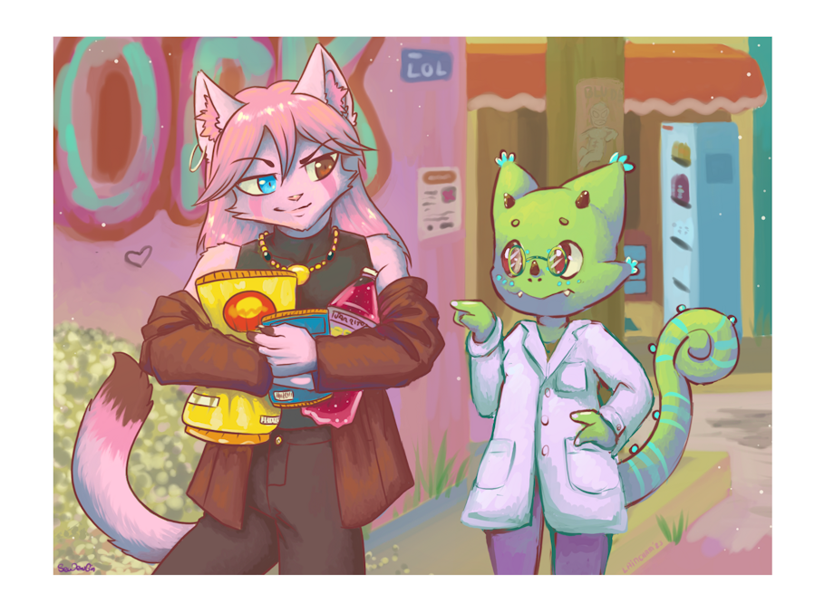 Eziel and Lcham COLLAB by SeaDewGin