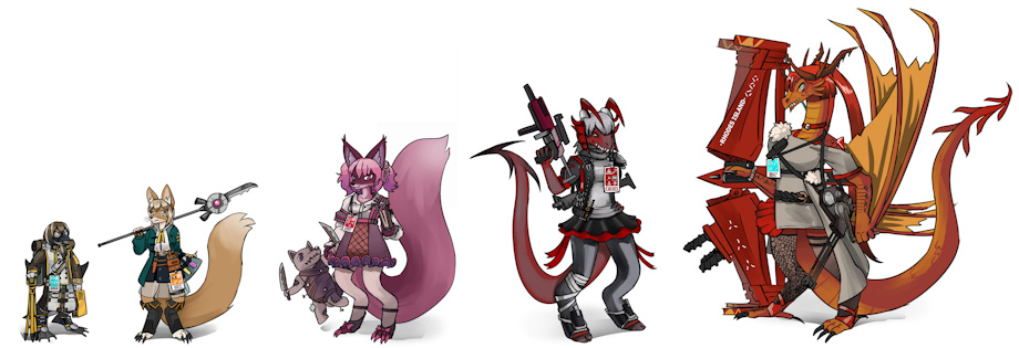 Arknights - Line Up - 26 by AryaJaeger