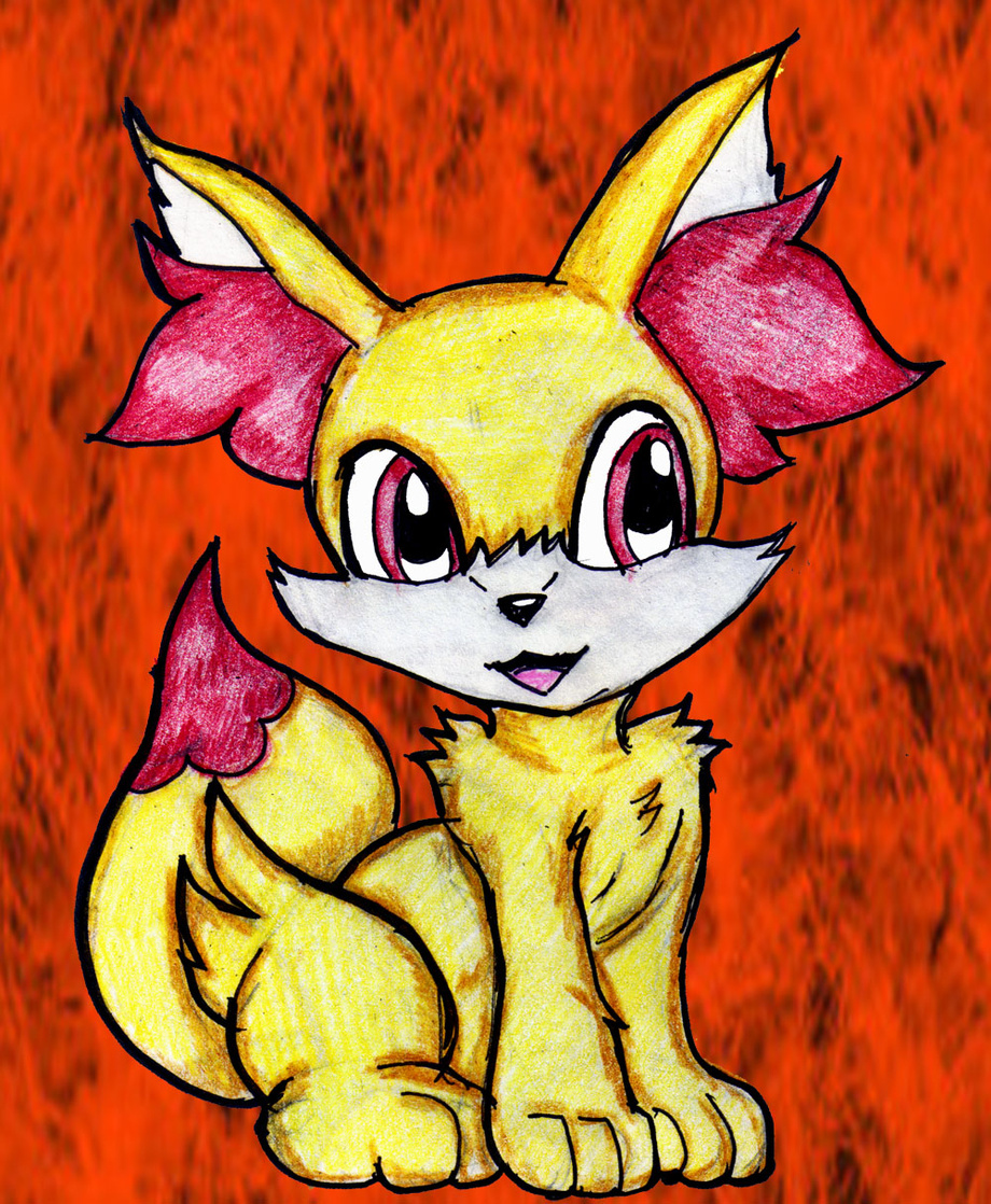 RD: EMS: Fennekin by Mhedgehog21