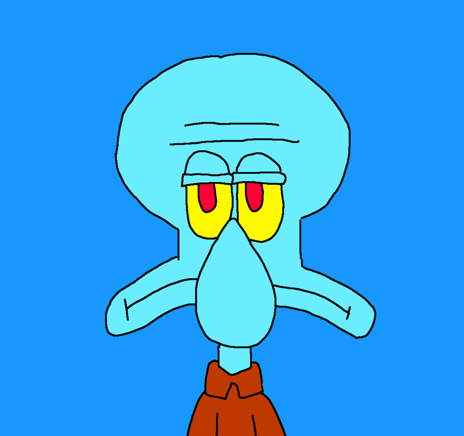 Squidward by frogtable125