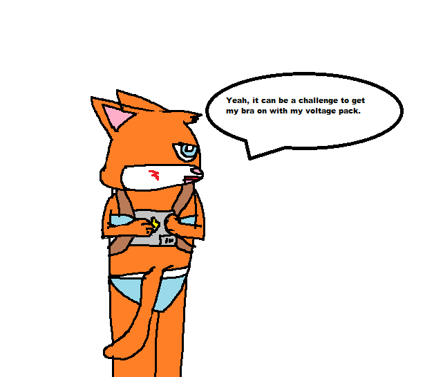 Felicia Trying To Get Her Bra On by jeremycrimson