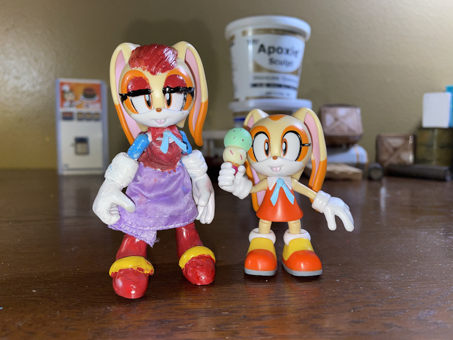 ~Vanilla the Rabbit Jakks Custom figure!~ by MasterStevo31