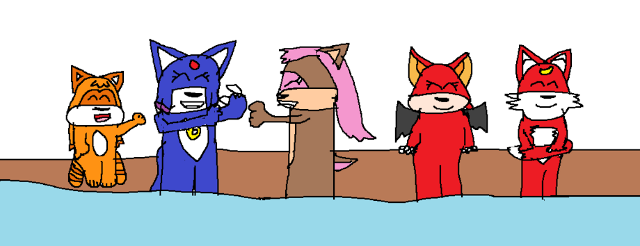 Bath House Splash Fight by jeremycrimson