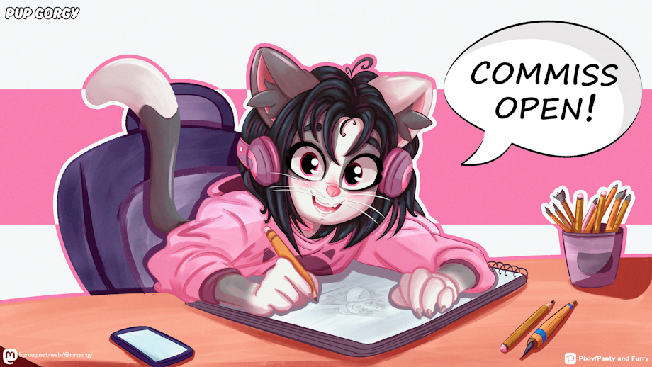 Kitten ️🎨Commissions Open ️🎨 by PupGorgy