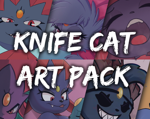 Knife Cat Art Pack by Joooji