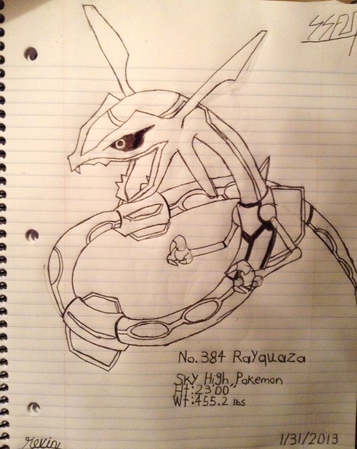 Rayquaza by SoniaStrummFan217
