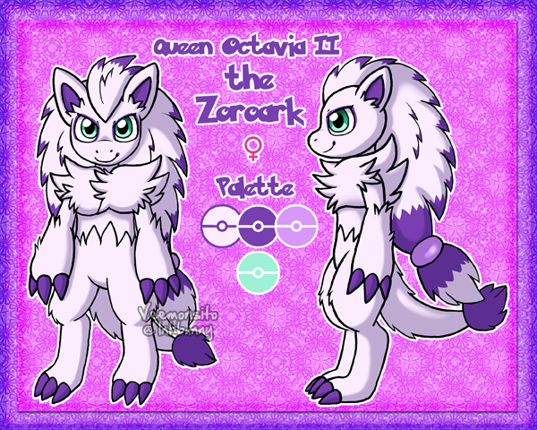 [Commission] Zoroark OC Reference Sheets by Veemonsito