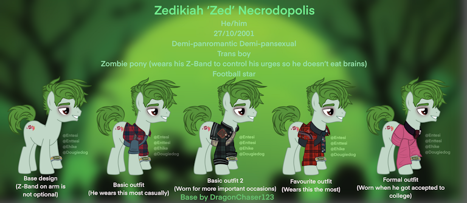 Zed Necrodopolis Pony Reference by Entesi