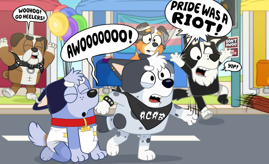 awoo with pride by toonimal