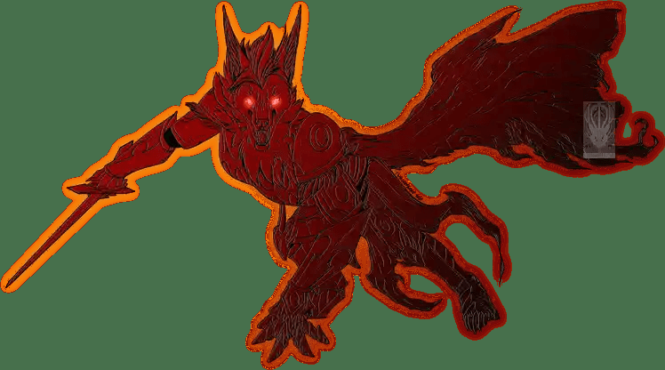 Sketch Comish - Abyssal Knight by TwilightSaint