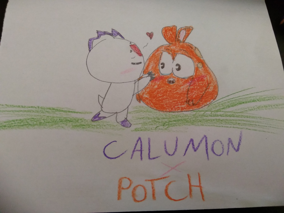 Calumon kisses with his pal by Consuelo95