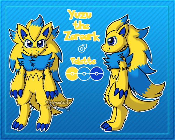 [Commission] Zoroark OC Reference Sheets by Veemonsito