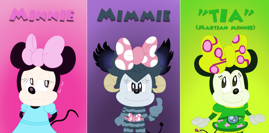 CathXMM: The Three Minnies by HarmonyBunny