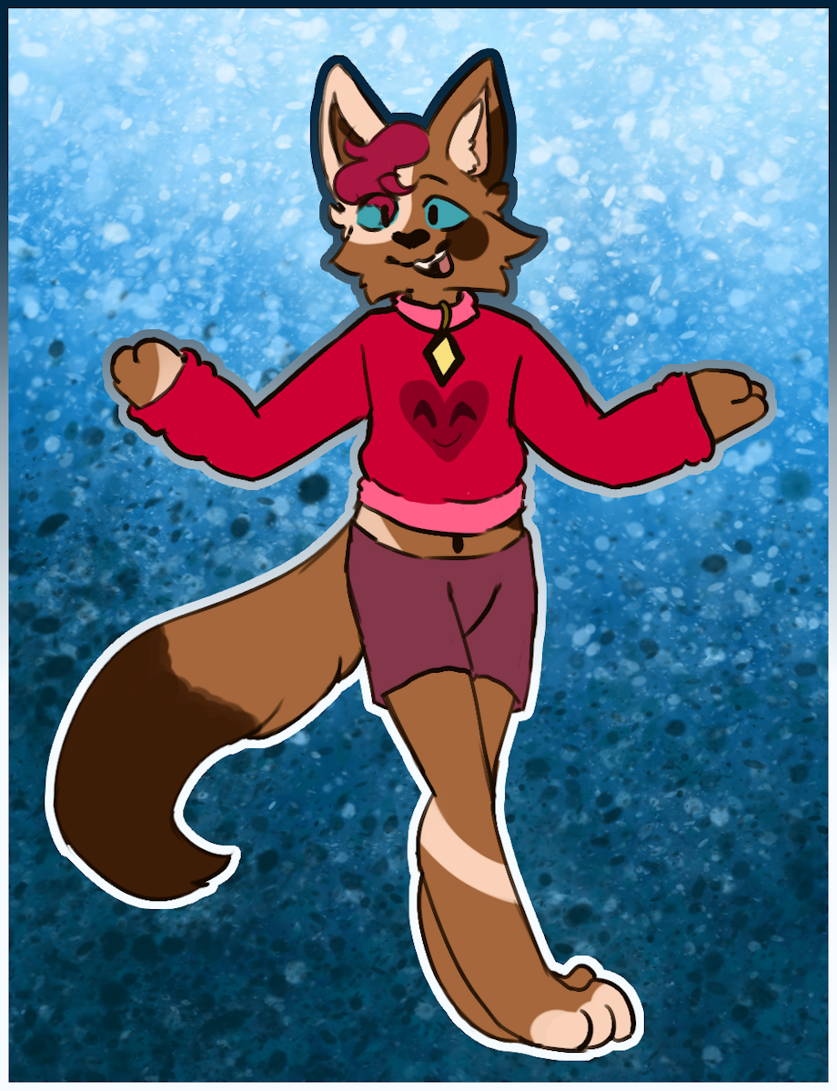 Shrimp in a silly pose by LucassoARTs