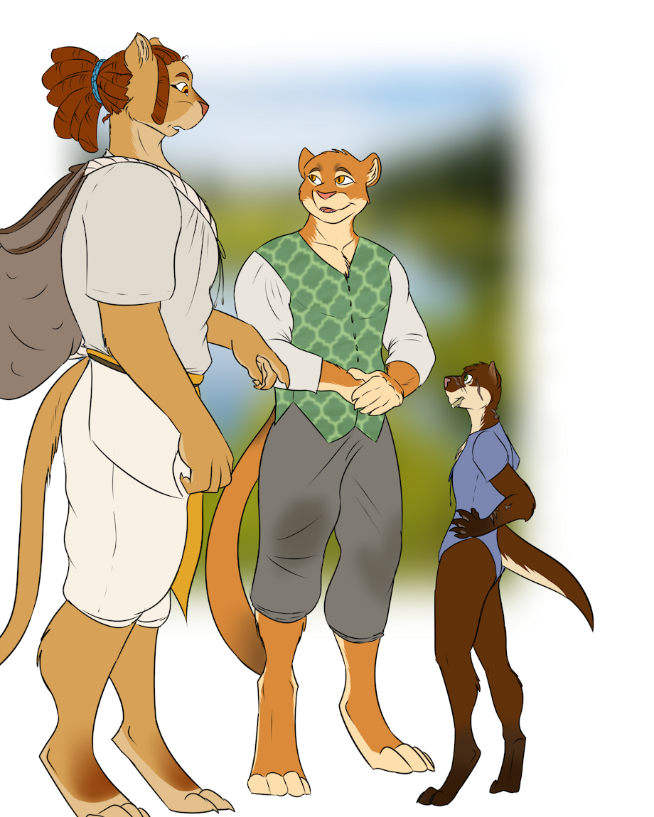 Lyrus and Hoxxes by FossilArt