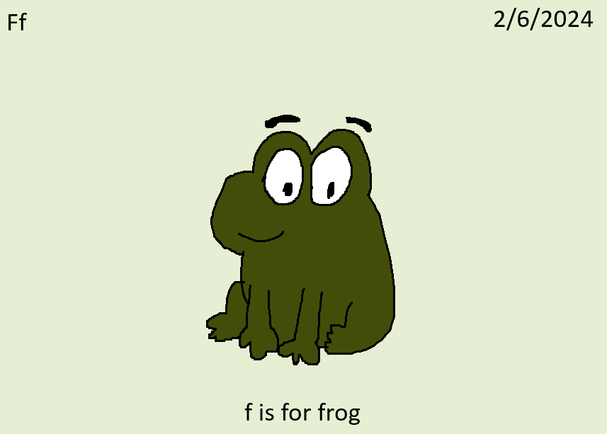 My ABC Animal Month - Frog by Spongebob155