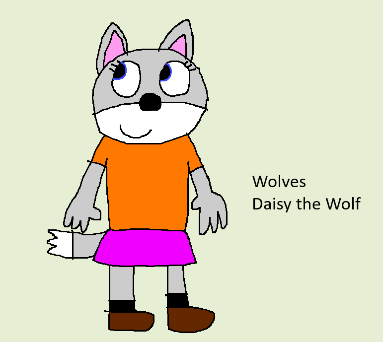 Wolf Daily OC - Daisy the Wolf by Spongebob155