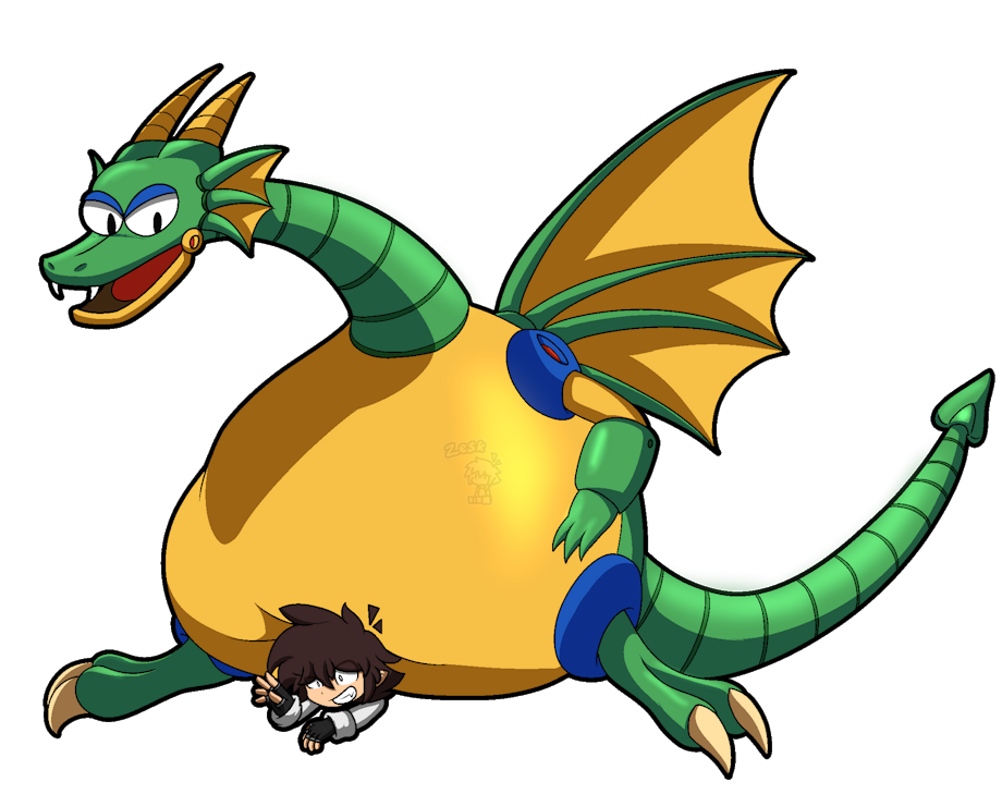 Fatass Mecha Dragon Squish by Zeskverta
