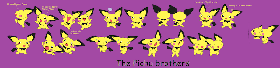The Pichu brothers by Consuelo95