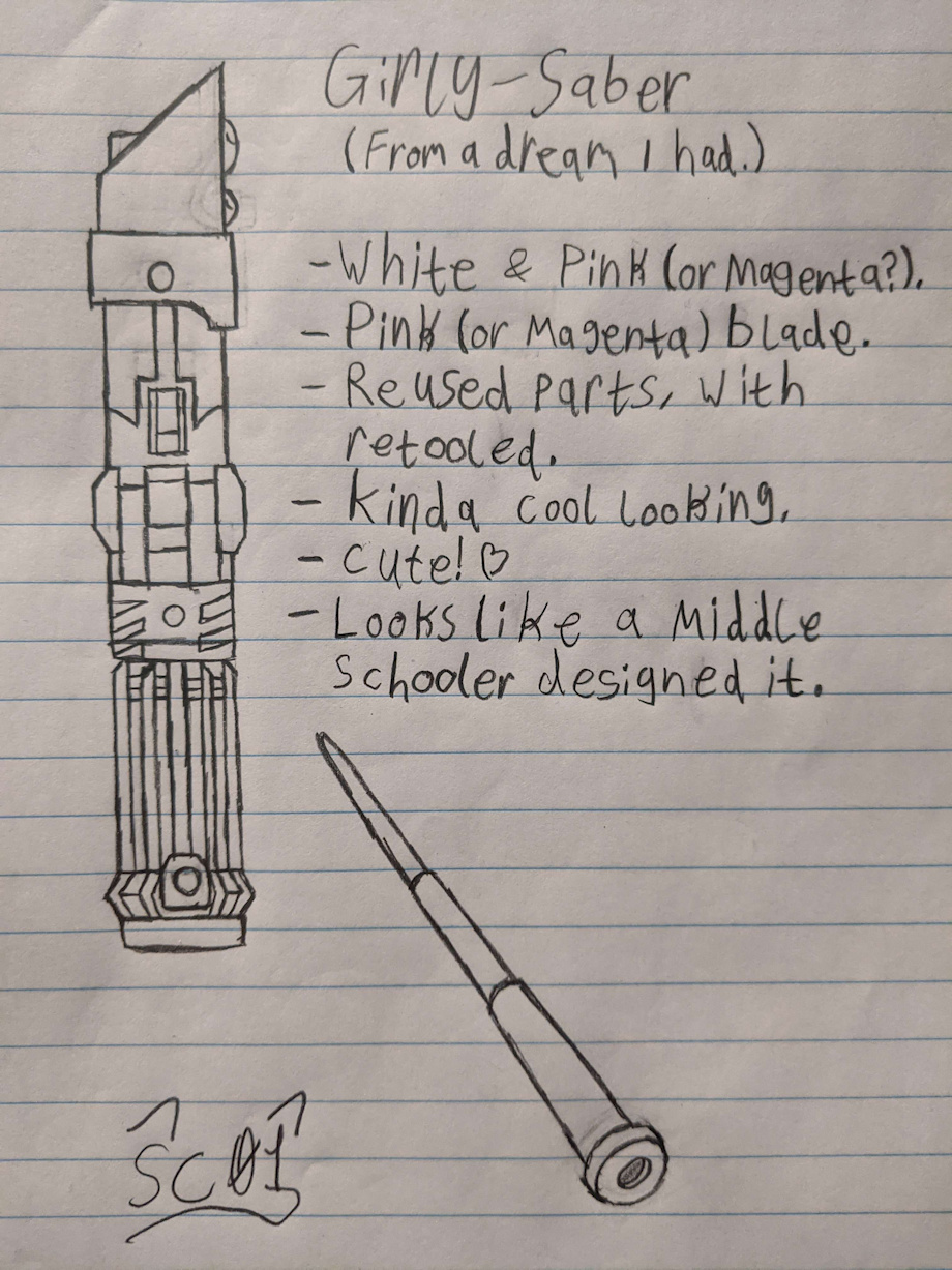 Girly Lightsaber by SomeCat01