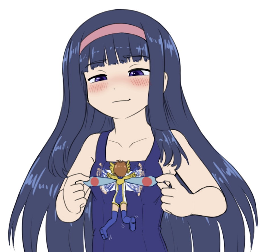 Tomoyo's tiny tease by AlloyRabbit