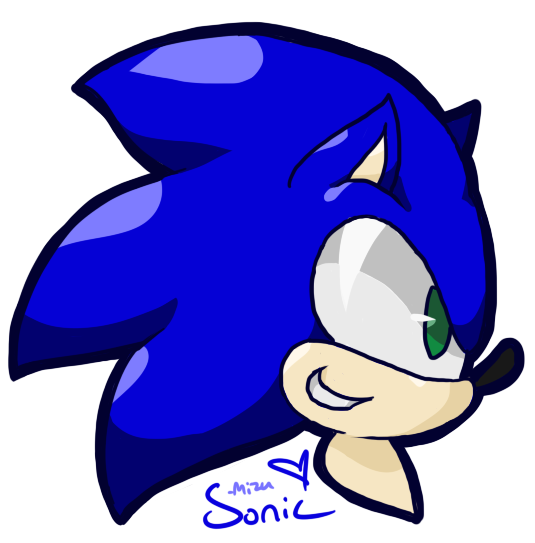 shiny sonic by mizuuu