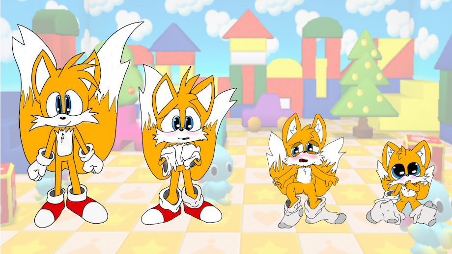 Tails Kindergarten Age Regression by MilestheHedgehog