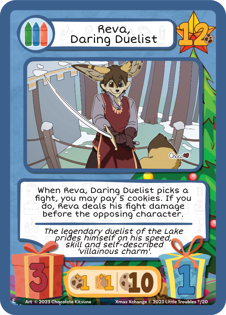 Little Troubles – Reva’s Gift Cameo Card by ChocolateKitsune