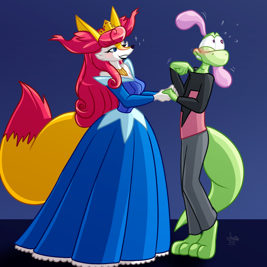 [G] Princess Hana and Jimmy by JAMEArts