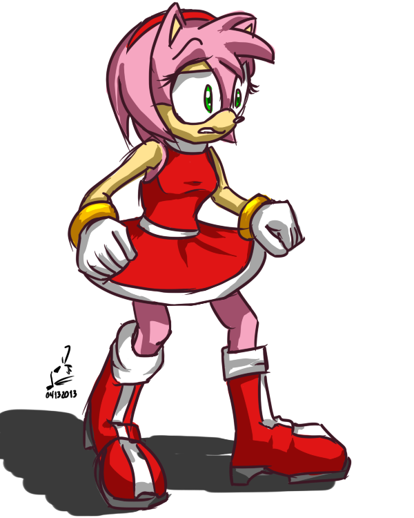 Doodle: Amy Rose by ProjectShadowcat