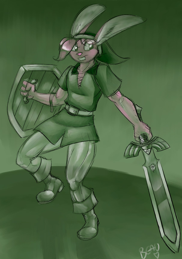 Bunny Link by CatherinePuce