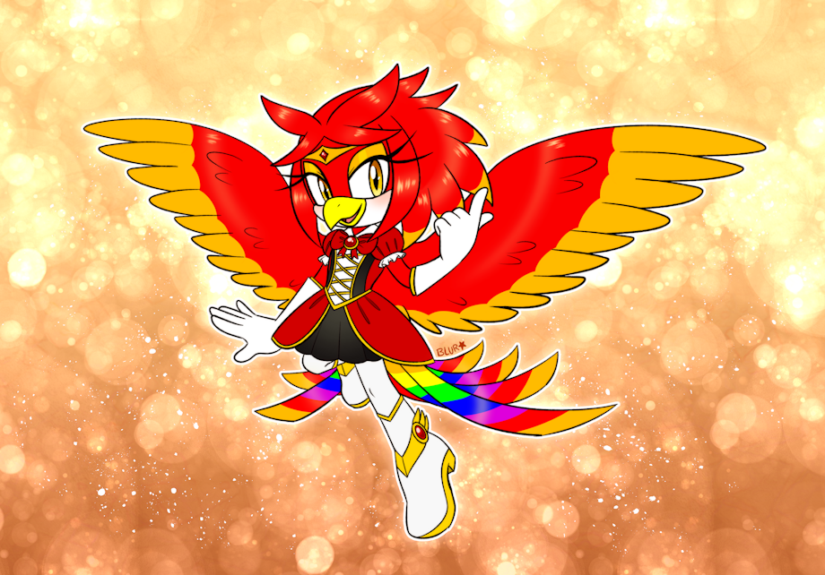 Keegan The Phoenix - By StarryBlur by ChinookOrca