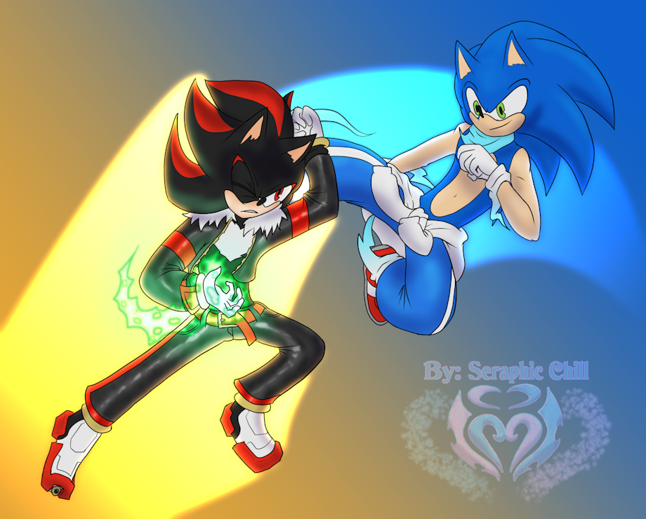AU: Sonic V Shadow by SeraphicChill77