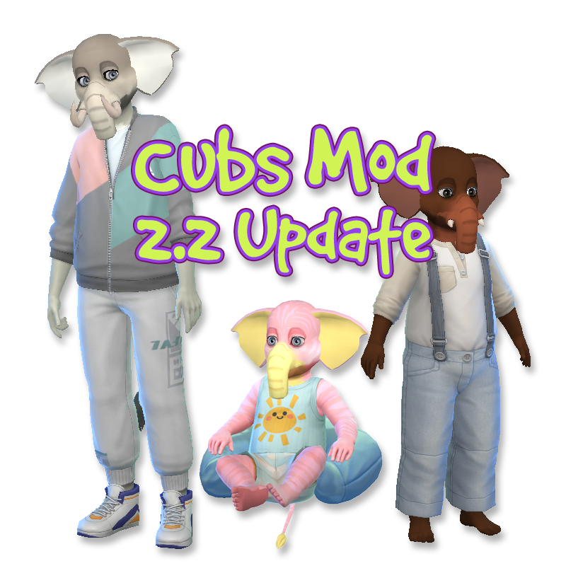 [Sims 4] Cubs Mod 2.2 Update by Brom