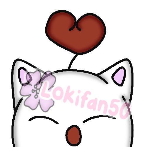 Moogle heart emote by Lokifan20