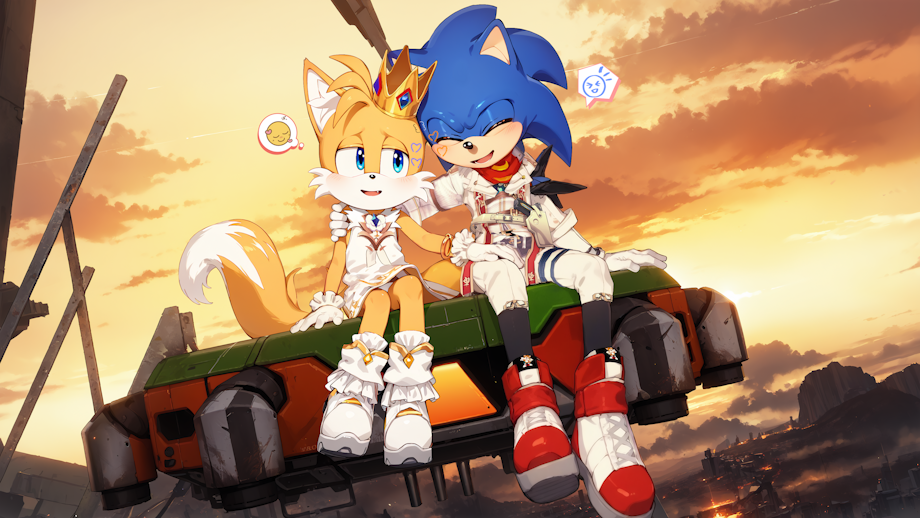 『Tails and Sonic’s First Date』 --Illustration Collection 「3」 by ...
