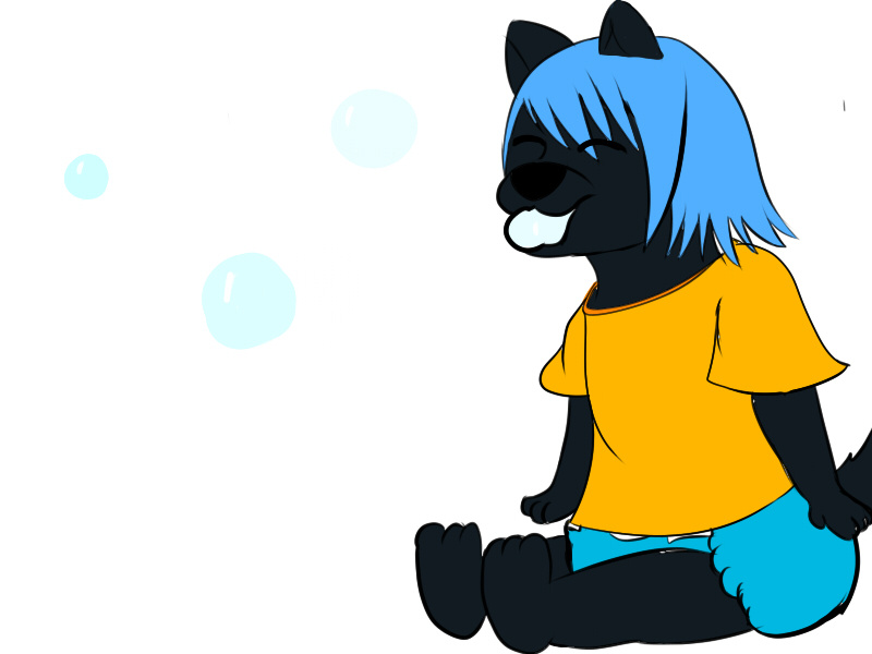 Bubbles by Vinnysilverpaw