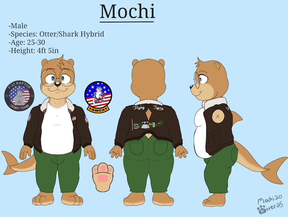 Mochi Ref Sheet 2025 by MochiOtter