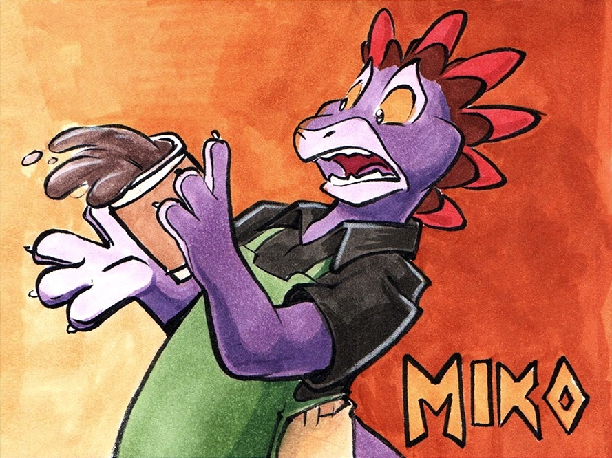 Miko Convention badge by CubbyH