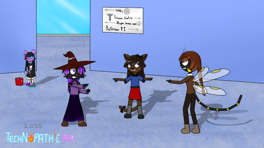 Pointing meme by Netherkitty