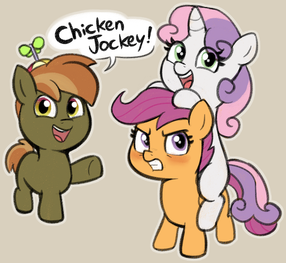 Chicken Jockey by HeshieokFasla