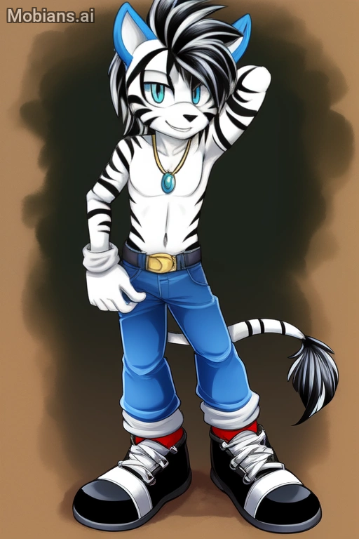 Zed the Zebra (Ai) by 2BIT