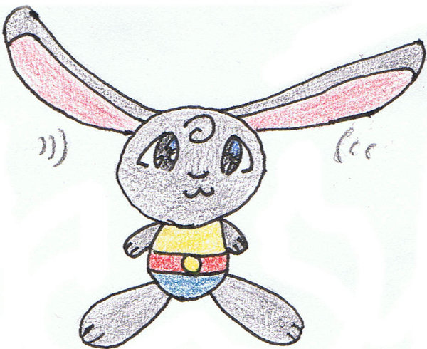 Chibi rabbit by RulerOfIce