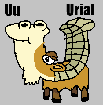 U is for Urial #3 (My Version) - Urial (Alphabetimals) by ToonDisneyXD2009
